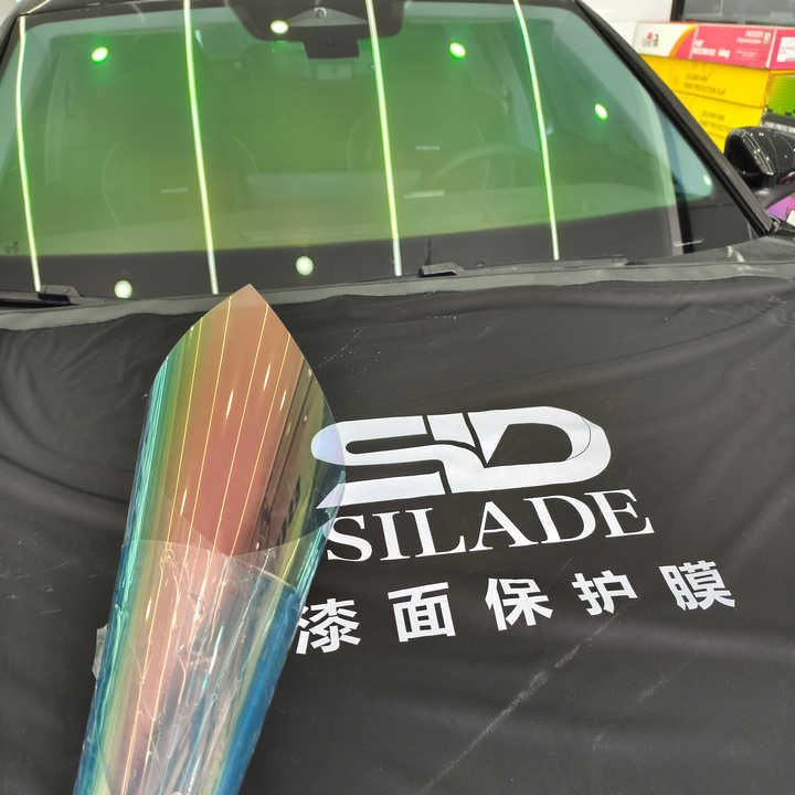 High Level 2mil Black Smart Car Window Tint UV Window Film with Self ...