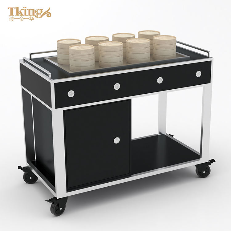 Hotel Banquet Restaurant Metal Stainless Steel Frame Hotel Food Cart ...