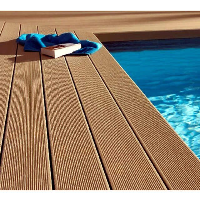 3D Wood Grain Texture WPC Composite Decking Boards