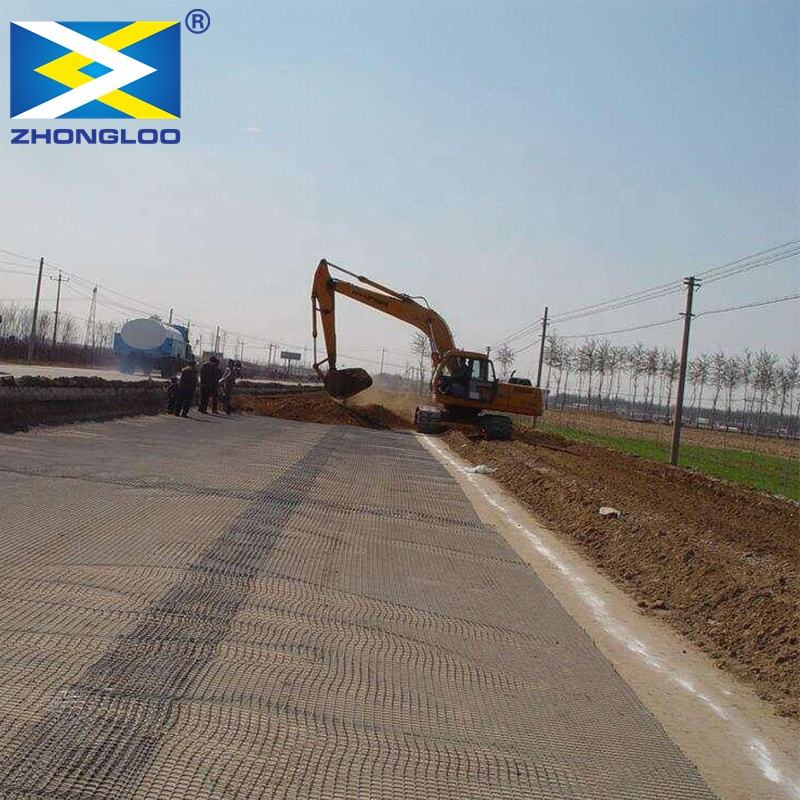 High-Density HDPE/PP Plastic Geogrid for Road Construction Factory ...