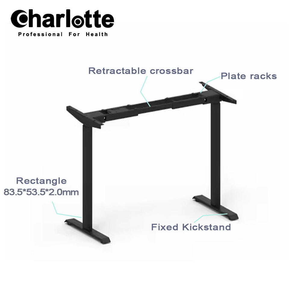 Dual Motor Automatic Lifting Table Home Office Height Adjustable 2 Legs ...