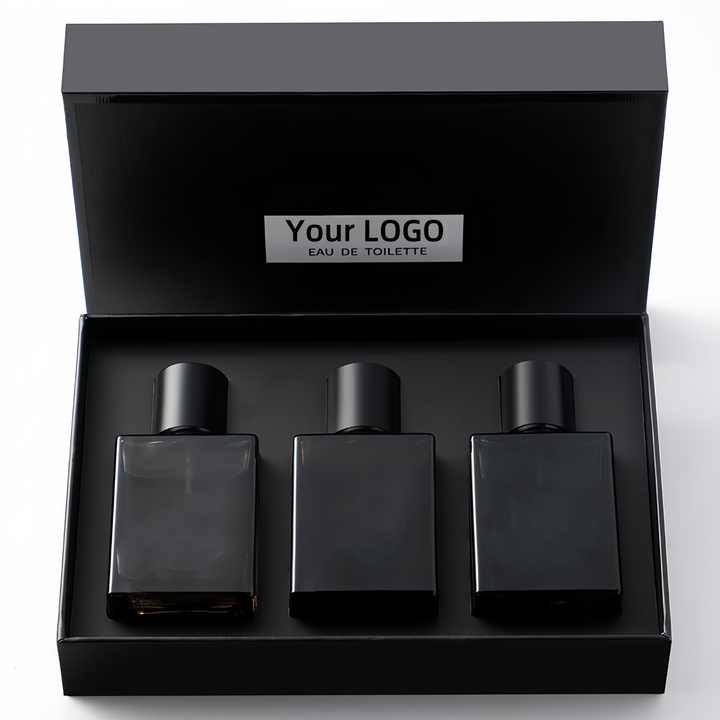 Handmade Customized Empty Perfume Boxes in Black High Quality Gift Box ...