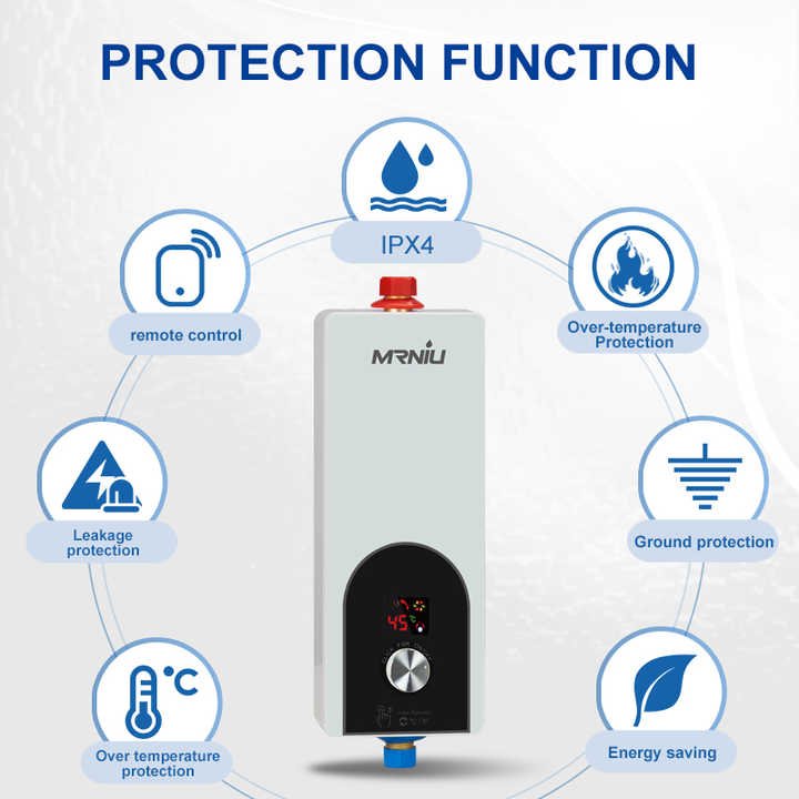 220V Small Instant Tankless Water Heater 3000 Watt for Kitchen and ...