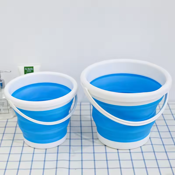 Large 10L Capacity Lightweight Eco-Friendly TPR Plastic Bucket ...