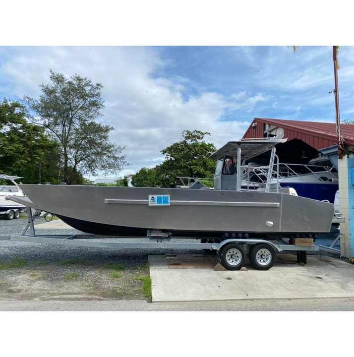 8m Working Barge - 2.5t Cargo Boat Small Aluminium Craft