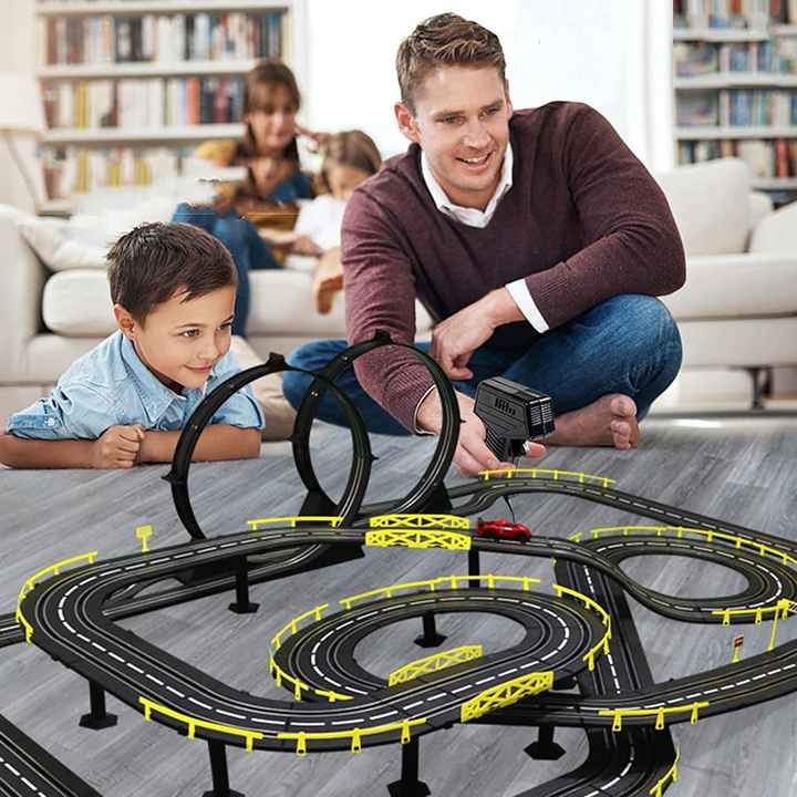 Wholesale Super Race Track Toy Car for Boys Electric High Speed Vehicle ...