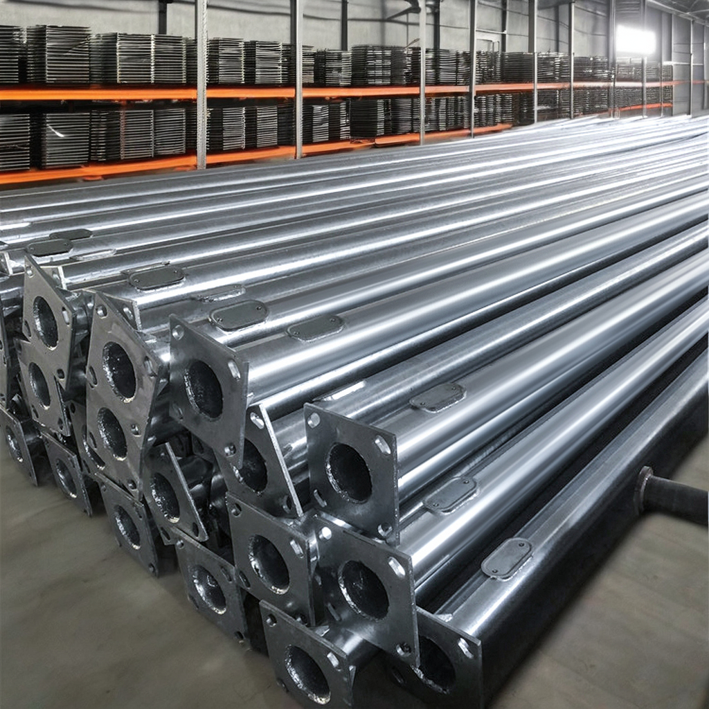 Hexagonal Steel Light Poles - Durable & Versatile Solutions