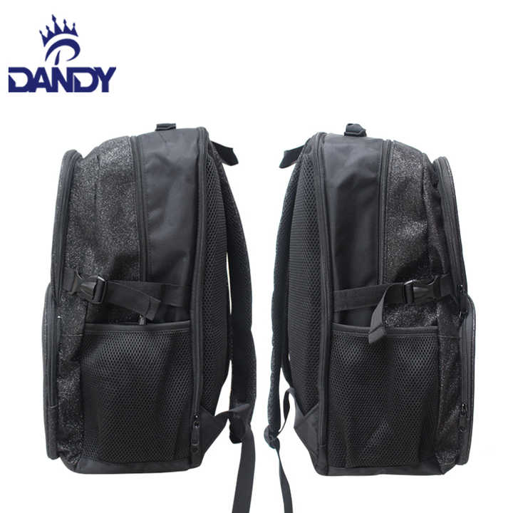 Dandy Sports Custom Large Sublimated Logo Glitter Cheer Backpack
