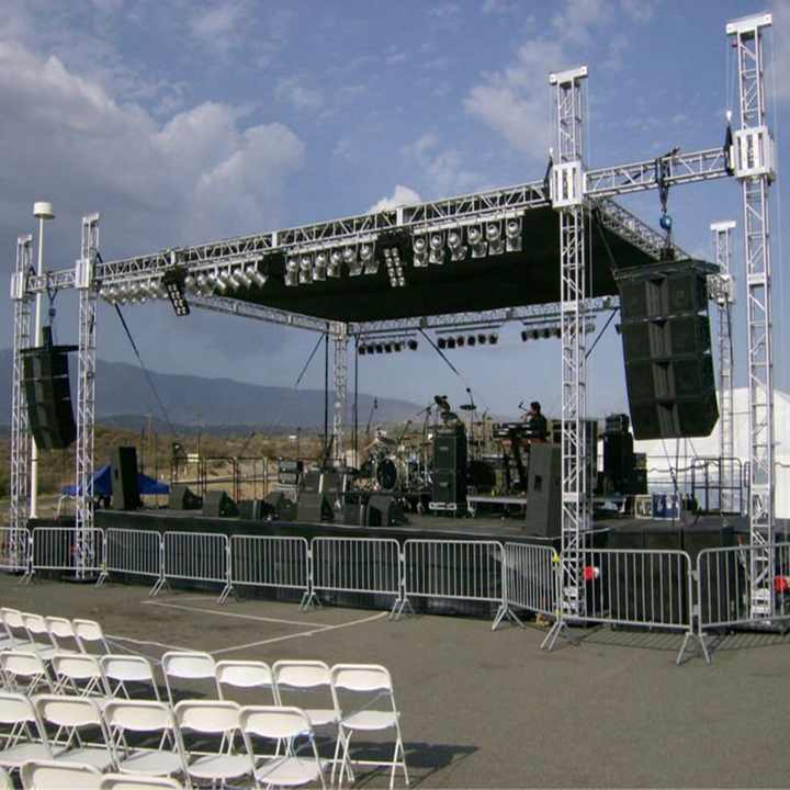 300mm Aluminum Outdoor Stage Truss Frame Structure Display Truss Stage