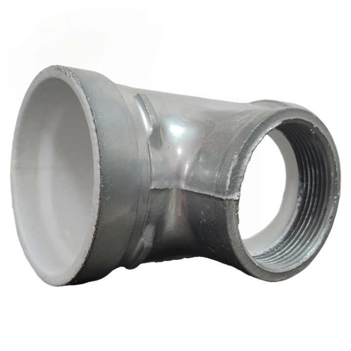 Grooved Plastic-Lined Pipe Tee Fitting - Corrosion ResistantIndustrial ...