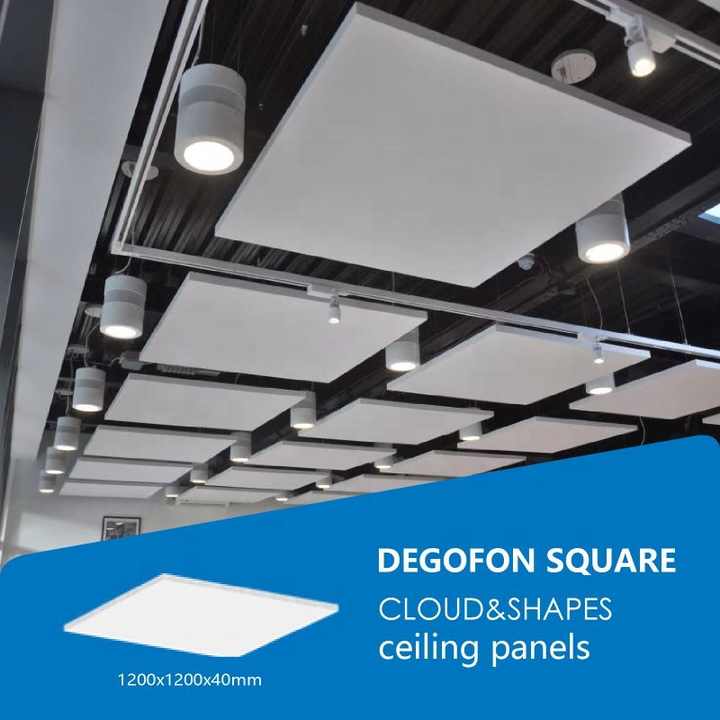 Acoustic Cloud Ceiling Panels Sound Absorbing Body Acoustical Canopy ...