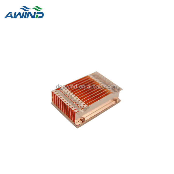 Copper rod heatsink 30x20x10mm brass radiator led ty heat sinks shrink ...