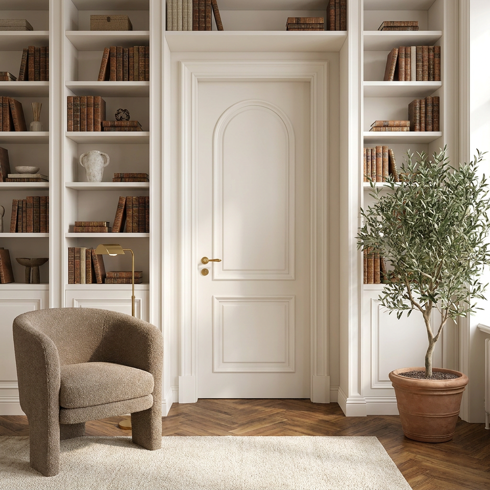 Modern Minimalist Composite Polymer Wooden Interior Door | Water ...