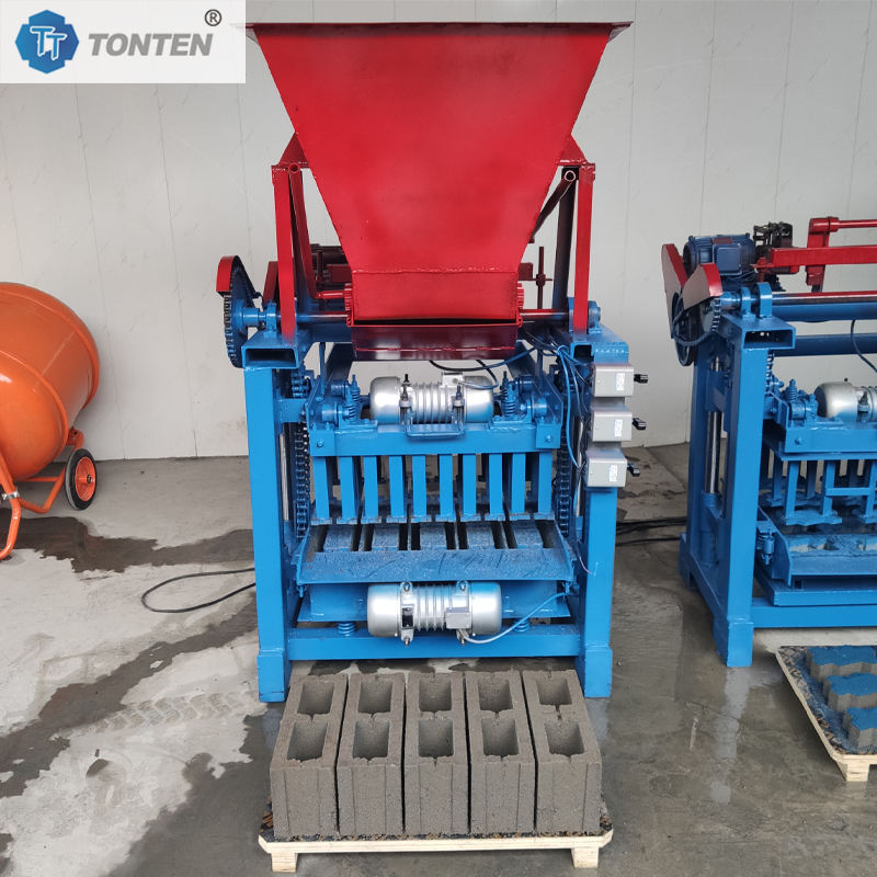 Hydraulic Brick Press Machine for High Density Bricks Four Bricks Per ...
