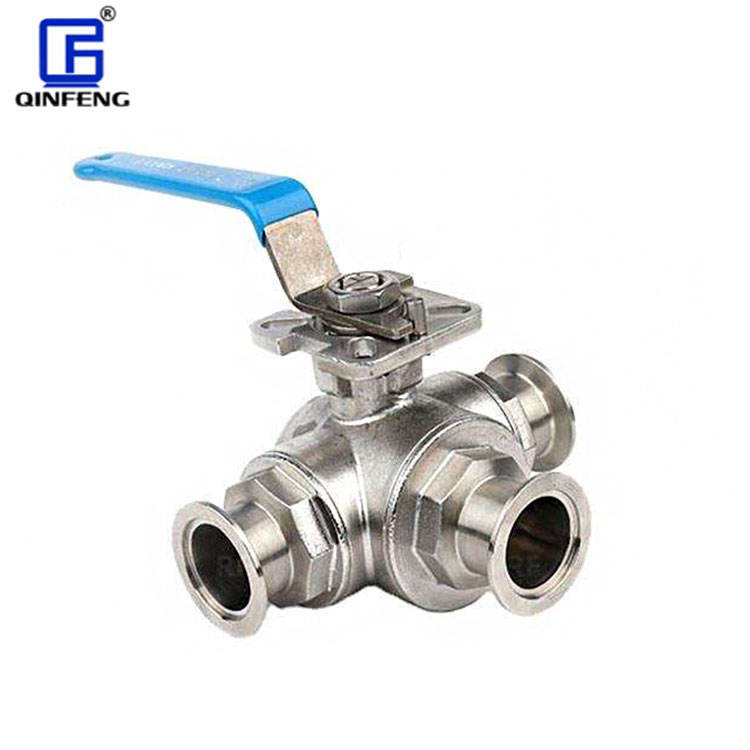 High Vacuum Handle Platform ISO 3-Way Ball Valve CE/ISO/3A Low Flow ...