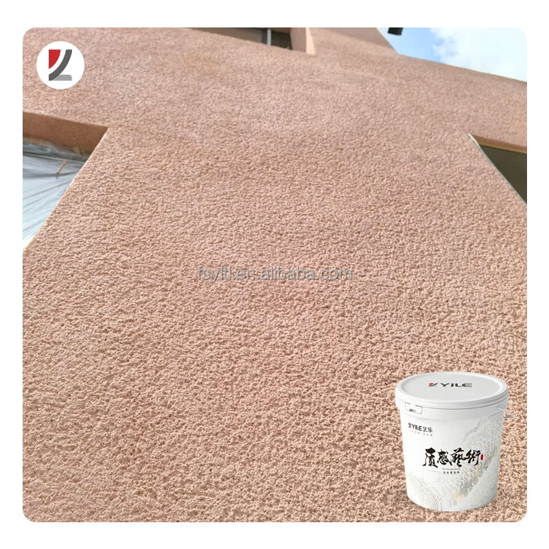 Eco-Friendly Acrylic Lime Stone Paint with Natural Stone Aesthetic Easy ...