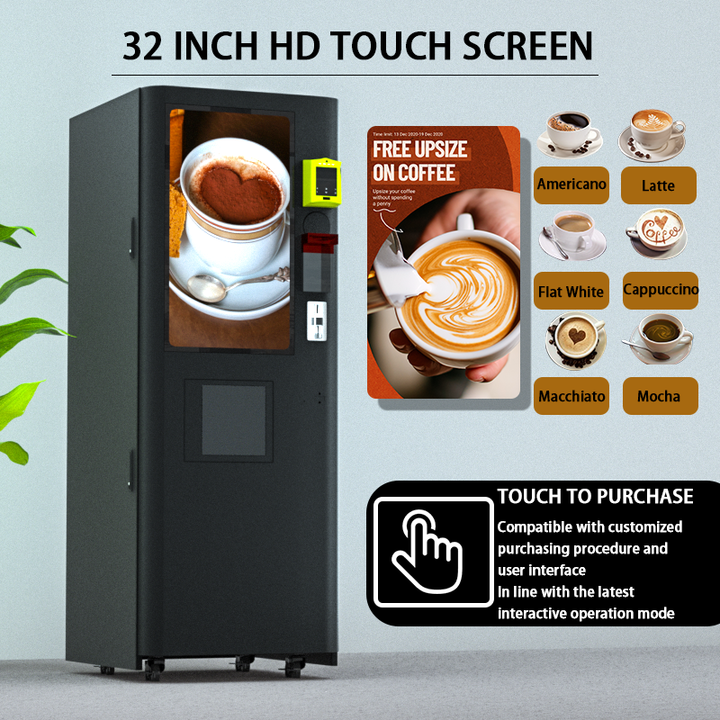 OEM Self-Service Coffee Machine Hot Cool Drink Chocolate Protein Powder ...
