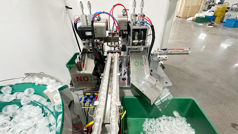 Automatic Assembly Machine 220V 2.0m Head Cap Pressing in Detection 2 ...