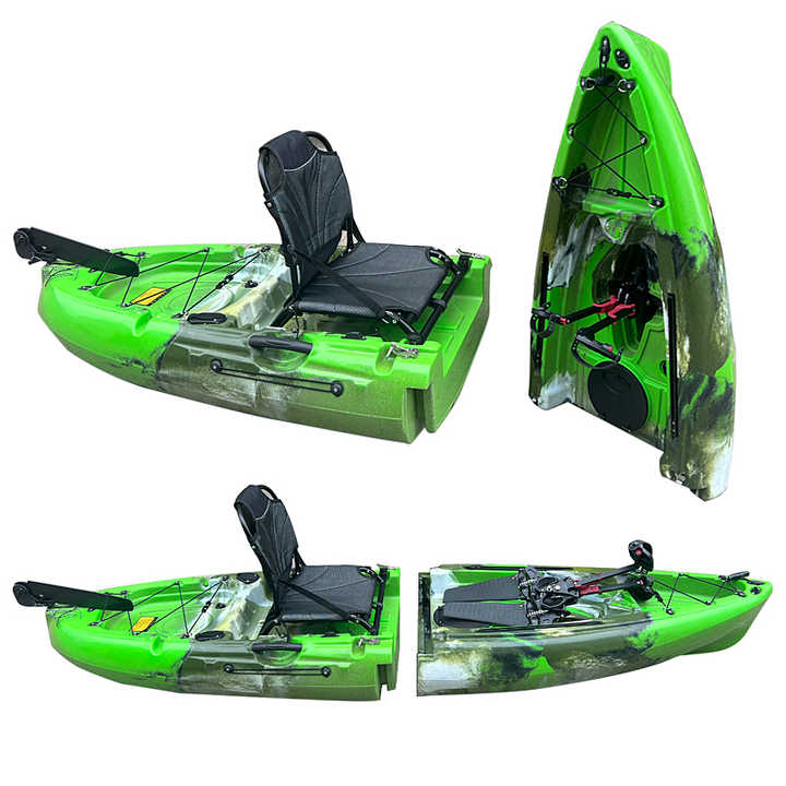Lightweight Modular Fishing Kayak for Ocean Waters - 1 Paddler ...