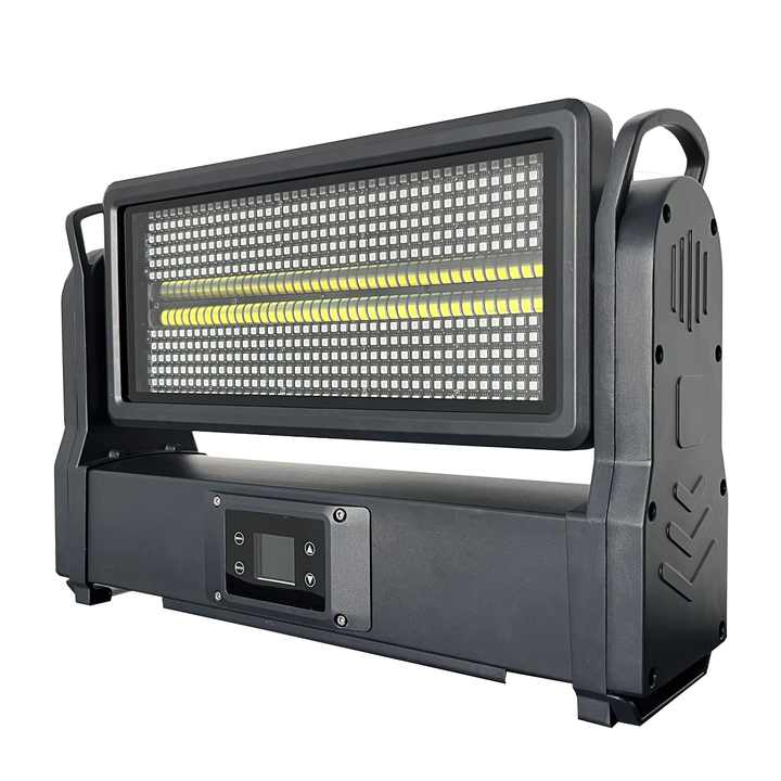 2024 IP65 Outdoor Waterproof 1000W LED Strobe Light RGB 3in1