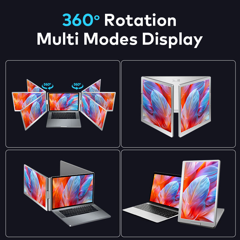 11.6 Inch Tri Screen for Laptop - Full HD IPS Gaming Monitor
