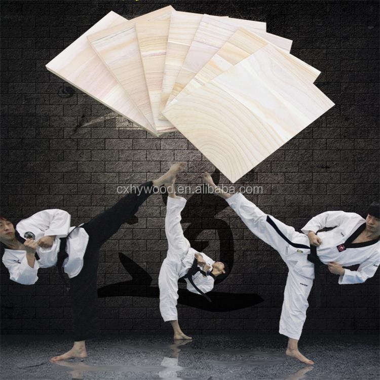 Paulownia Rebreakable Taekwondo Strong Breaking Board with 3-50mm ...