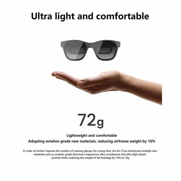 Xreal Air 2 Pro Smart AR VR Glasses - 130 Inch HD Display