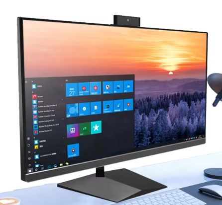New 23.8inch Borderless All-in-one Computer Desktop AIO Win11 I3 I5 I7 ...