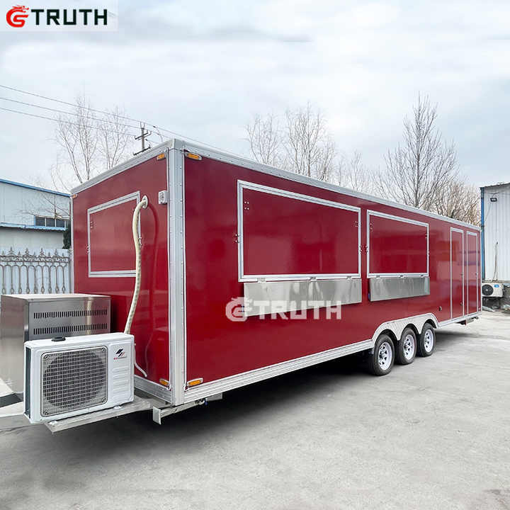 Custom Hot Dog Crepe Street Fast Burger Towable Mobile Food Truck Full ...