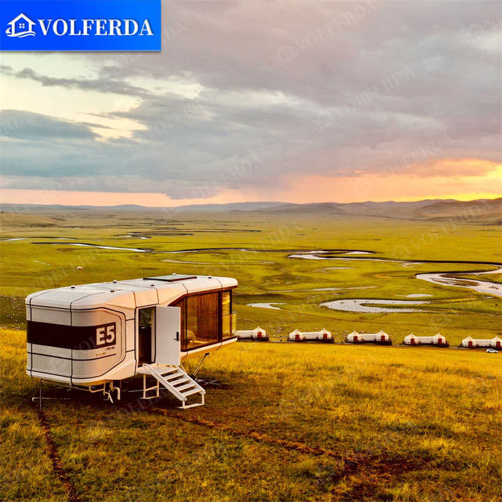 VOLFERDA E5 Luxury Hotel Prefab Villa House Mobile VIP Capsule Style