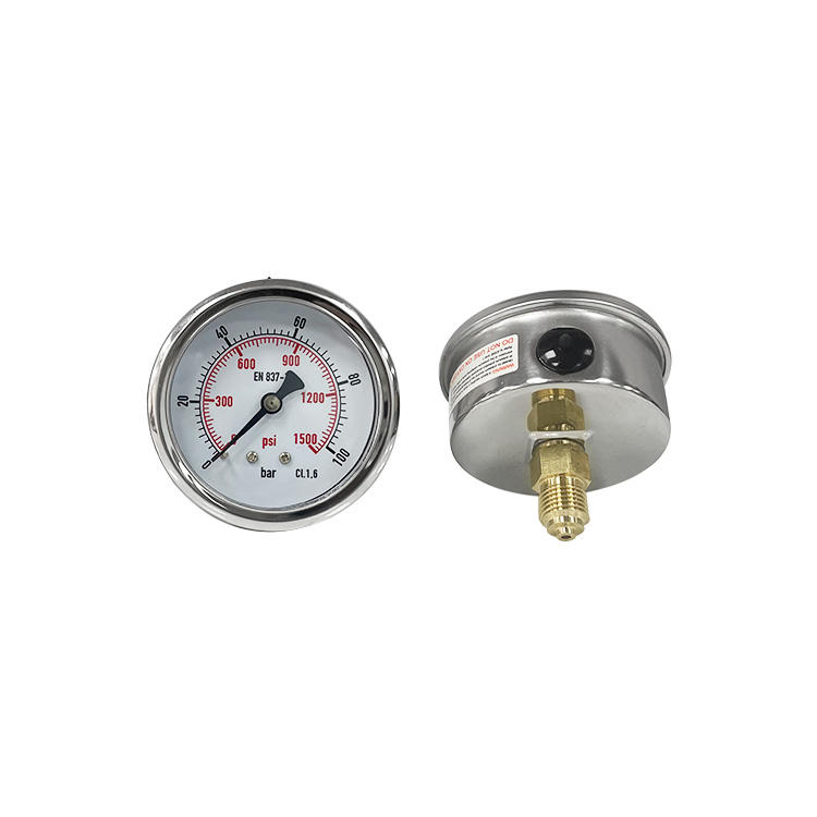 SPR 0-100 Bar High Pressure Gauge with BSP Connection, 63mm Split Axial ...