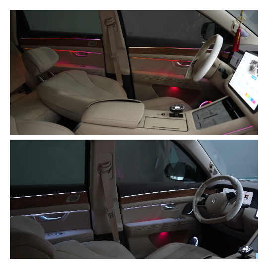 High Quality Auto Interior Lighting for Huawei Q50 M7 App Control Multi ...