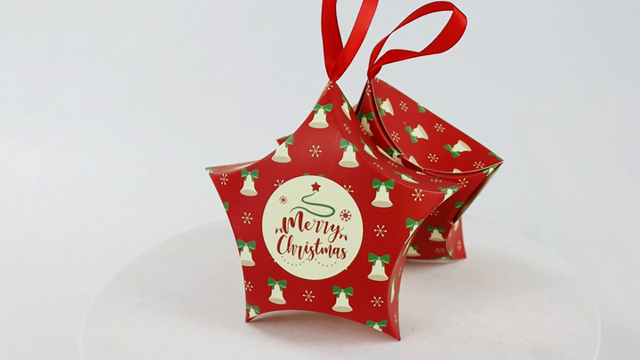 Customized Logo Star Shape Box - Perfect for Christmas Gifts