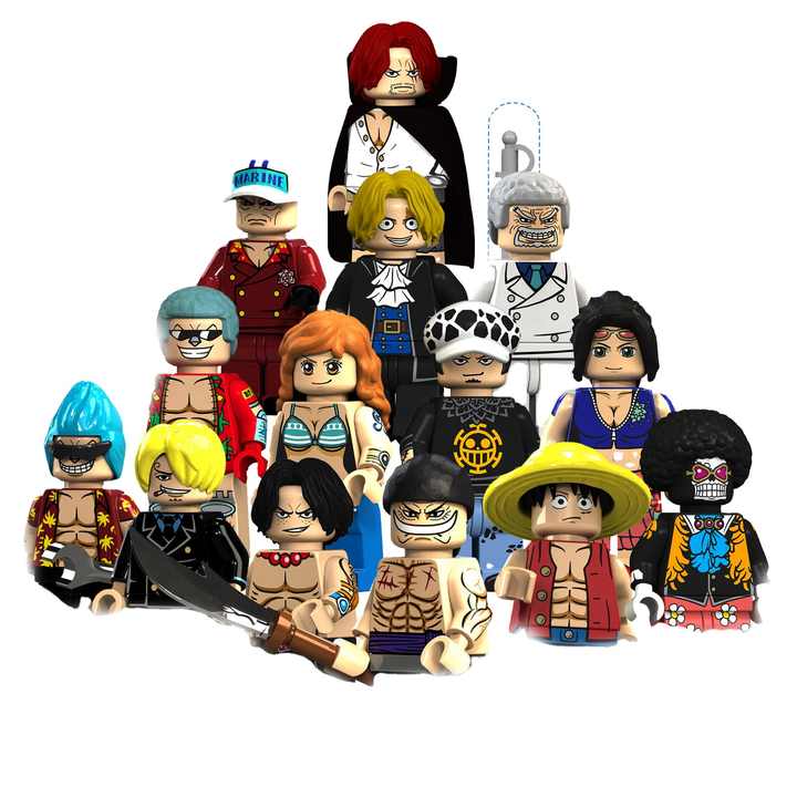 One Piece Moc Series Luffy Chopper Miniature Building Block Toy - Buy ...