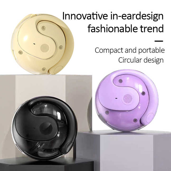 OWS T2 Wireless Earphones - Transparent Spherical Design
