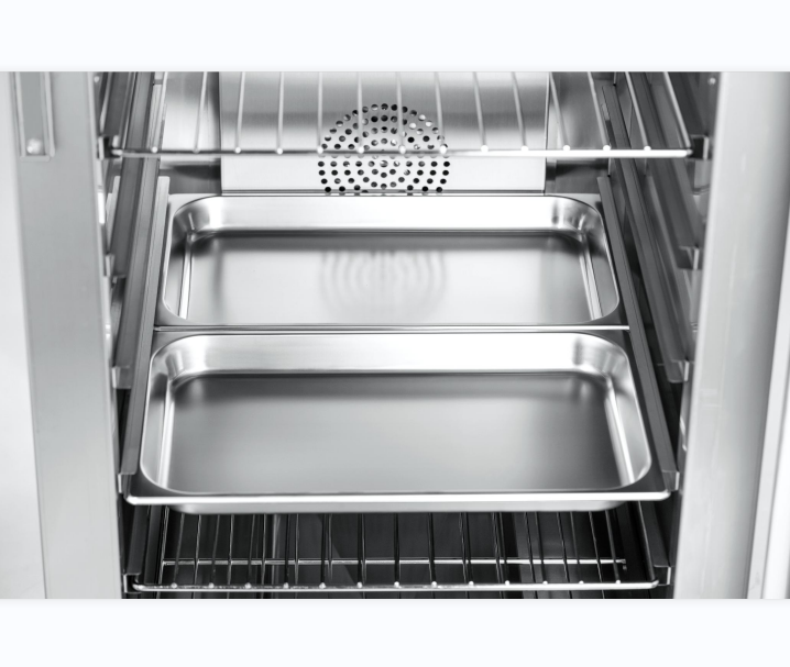 Hotel Mobile Food Warmer Carts - Single Door Stainless Steel
