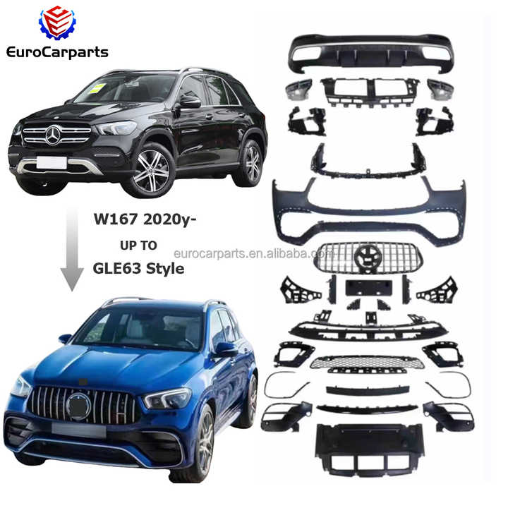 GLE63 Body Kit for GLE Class W167 2020 Year up - Auto Tuning Parts