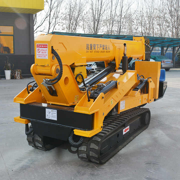 Rotating Telescopic Arm Diesel High Performance Long Boom Spider Crane ...