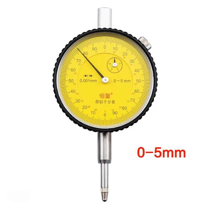 Range 0-5mm Precision Anti-vibration Dial Indicator with Drill High ...