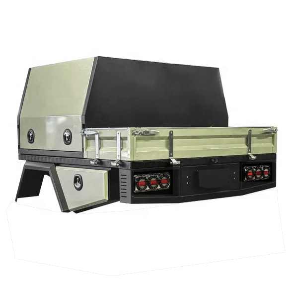 Aluminum Truck Ute Canopy Dual Cab Aluminum Ute Tray Tool Box for Ute ...