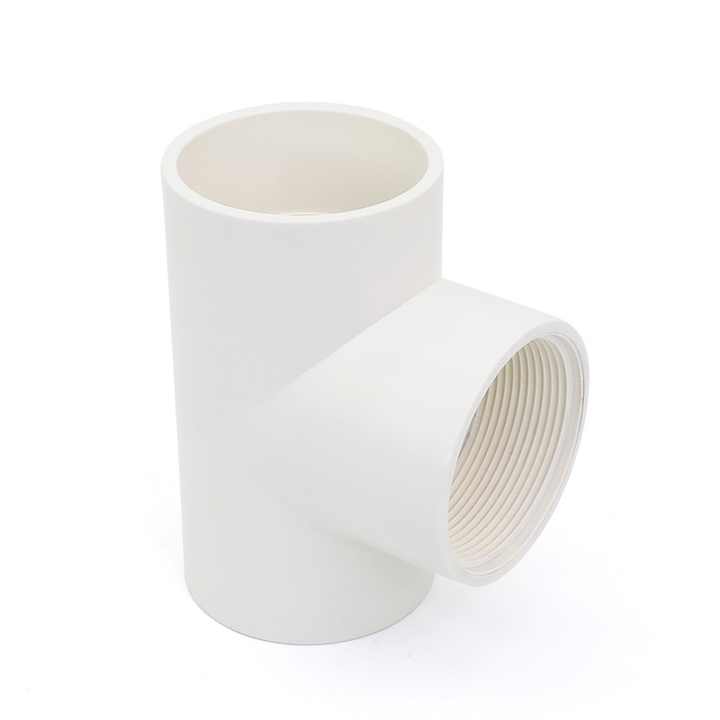 Reliable UPVC SCH40 3 Female Tee Plastic Water Bushing High Pressure ...