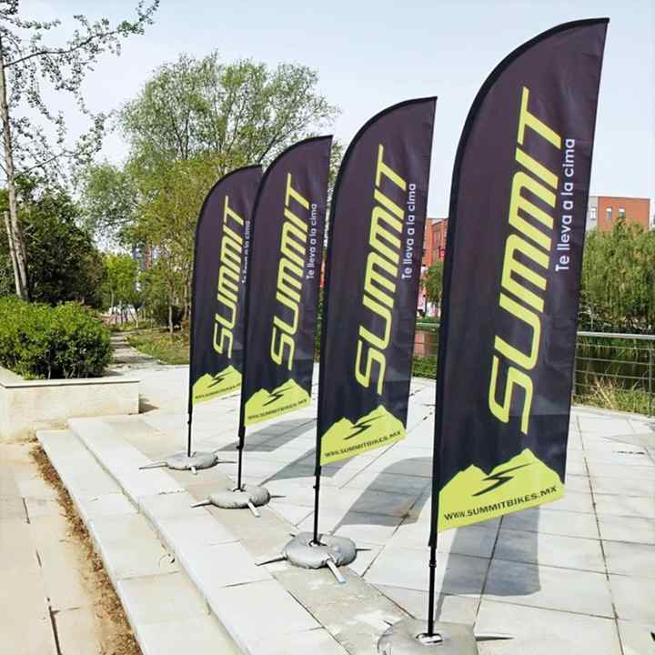 Custom Beach Flags - Promotional Teardrop Banners