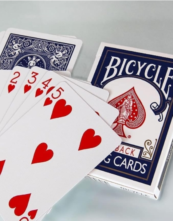 Entertainment Playing Cards - Red Blue Deck Rider Back Bicycle Poker Cards