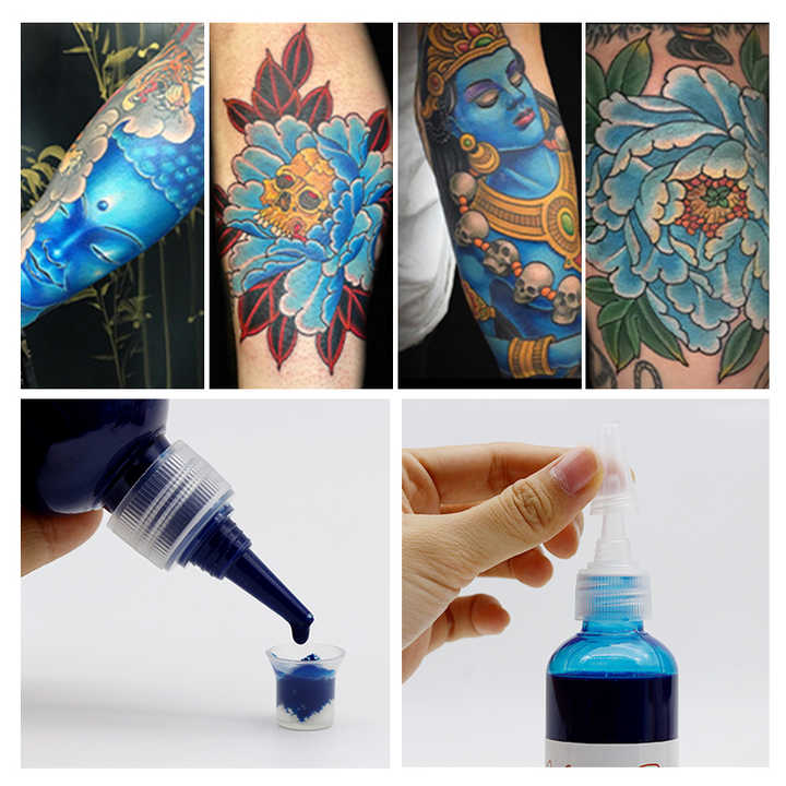 Aimoosi Waterproof Body Paint Temporary Spray Airbrush Tattoo Ink for ...