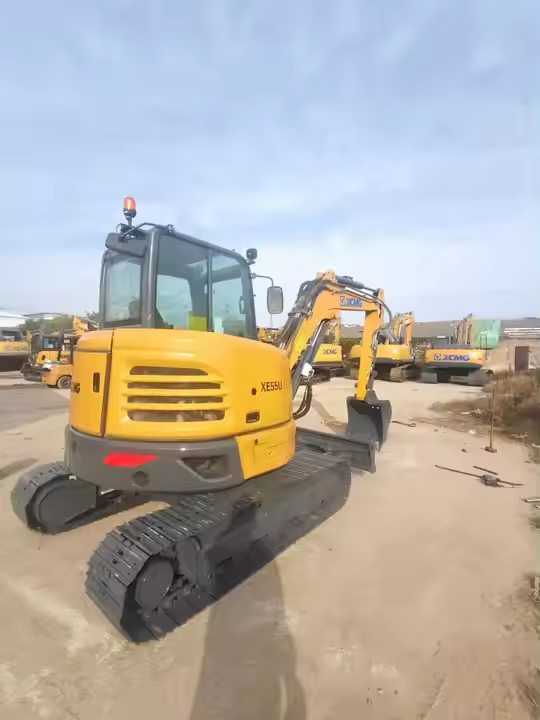 5.5 Ton XE55U Canopy Compact Excavator with Open Canopy for Versatile ...