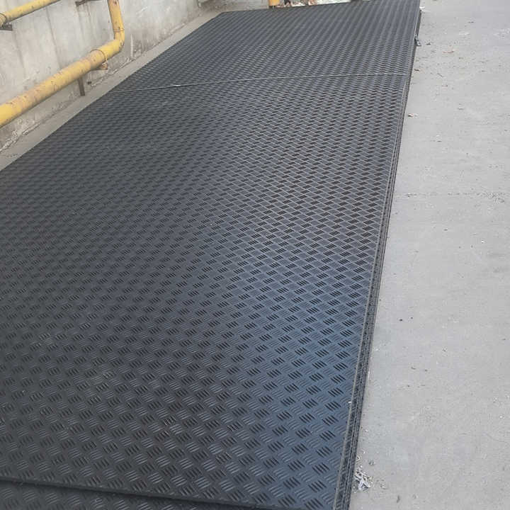 HDPE Ground Protection Mat 4x8 Size Plastic Heavy Equipment Mat Construction Access Anti Wear ...