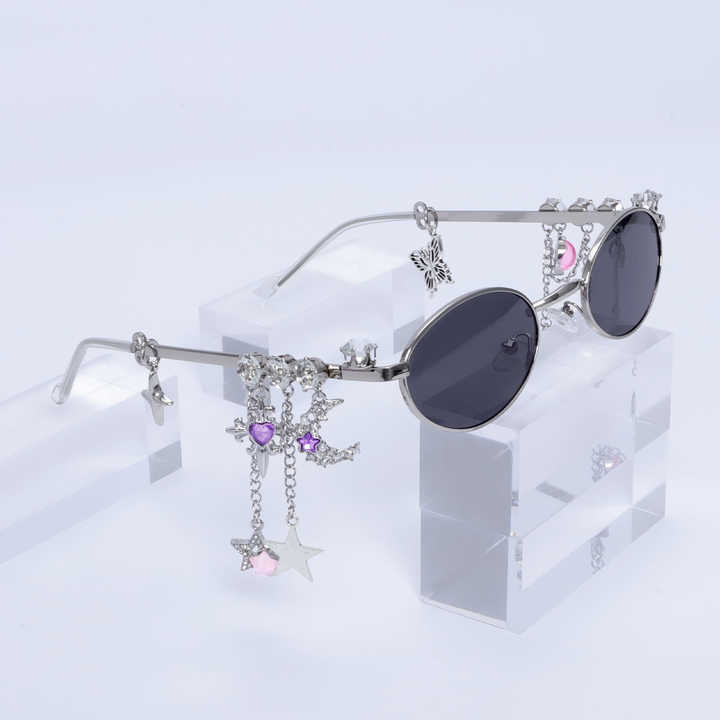 2025 New Japanese Premium Y2K Star Diamond Eyeglasses