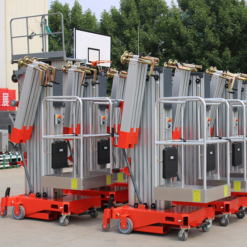 Hot Sale Mobile Portable Lifter 8m Single Mast Climbing Aluminum ...