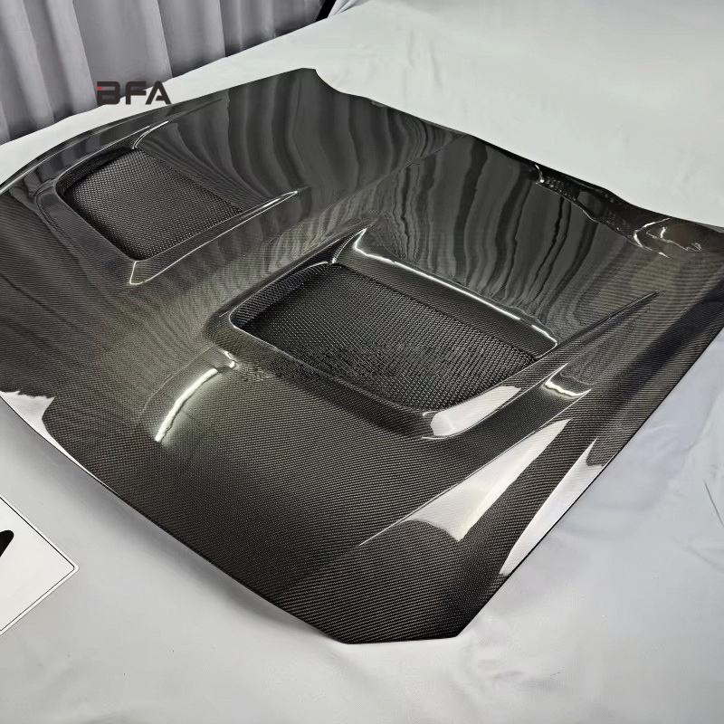 Ford Mustang Carbon Fiber Hood 2024-2025 Mustang GTD Perforated Hood ...