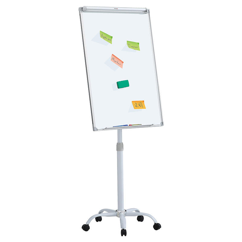 Mobile Magnetic Easel Dry Erase Whiteboard 100*70cm Mobile Filchart ...